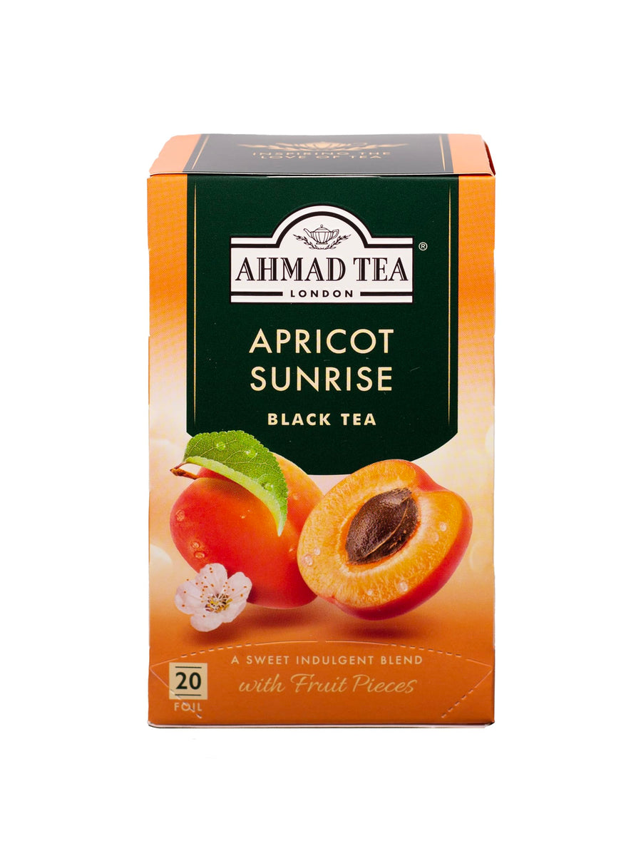 Ahmad Tea Apricot Sunrise – 20 Tea Bags, Fruity & Refreshing| Summit Shope