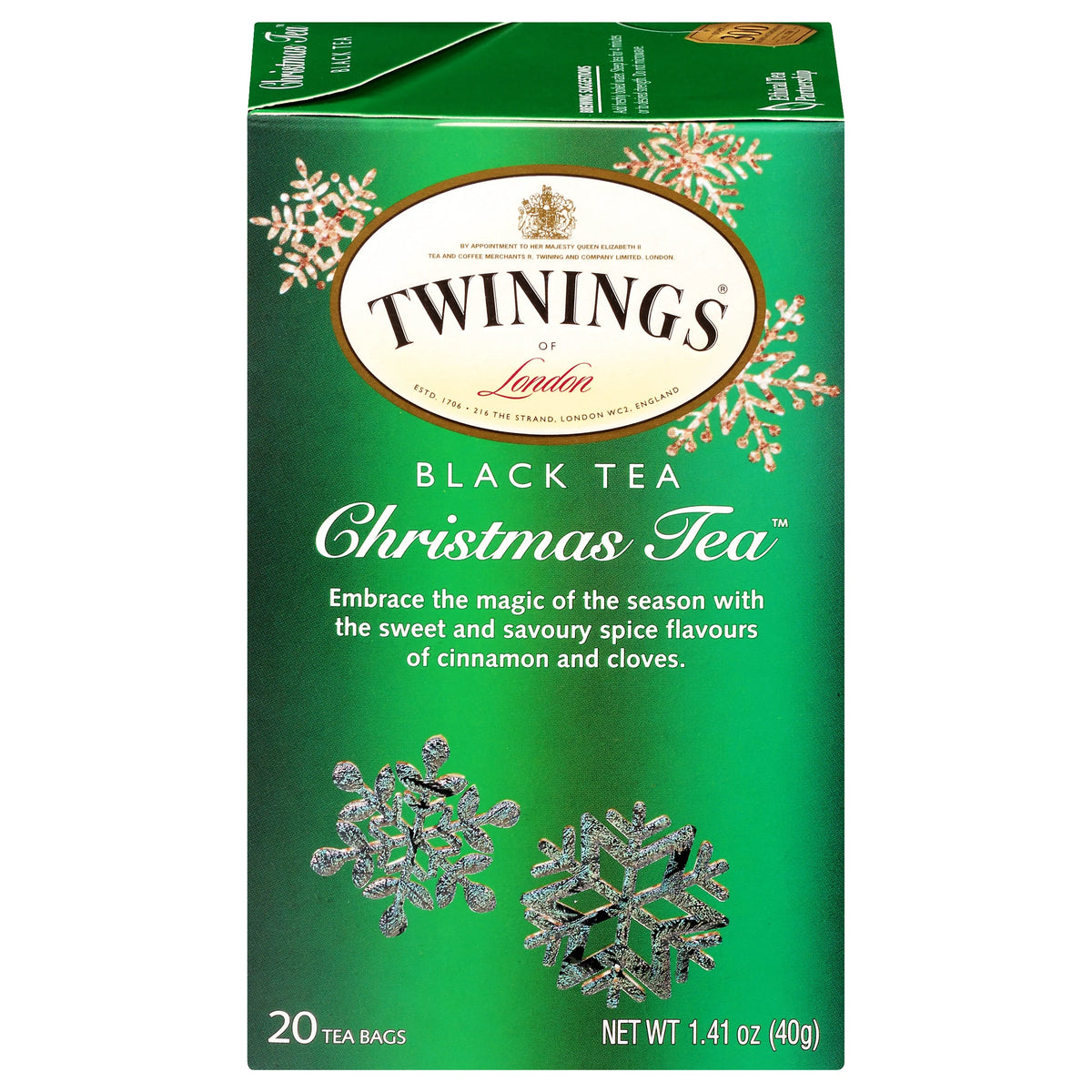 Twinings of London Christmas Tea 20Teabags| Summit Shope